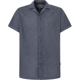 Pepe Jeans Freizeithemd, Regular-Fit, Kurzarm, Reverskragen, für Herren, grau, XL