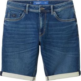 Tom Tailor Josh Jeans-Bermudas, Regular Slim, für Herren, blau, 34
