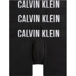 Calvin Klein Intense Power CtN Pants kurz, 3er-Pack, Logo-Bund, für Herren, schwarz, M