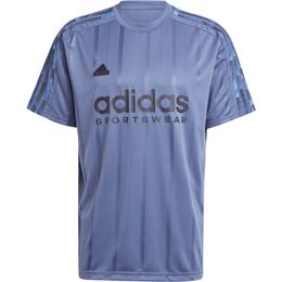 Adidas T-Shirt, Loose Fit, für Herren, blau, XL