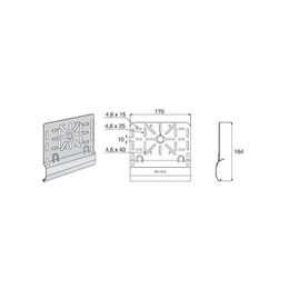 Wibe Junction box plate 35s hdg