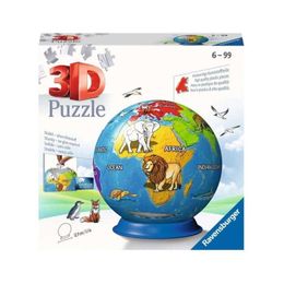 Ravensburger World Map for Children 3D Puzzle Ball