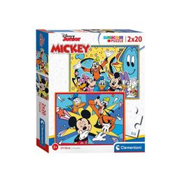 Clementoni Puzzle Mickey Mouse 2x20st. Boden