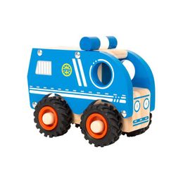 Small Foot - Wooden Police Car Blue