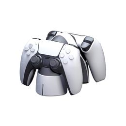 KMD PS5 Dualsense Charging Station - White - Accessories for game console - Sony PlayStation 5