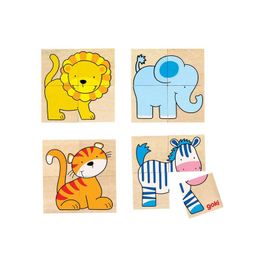 goki Karemo Puzzle Animals 20pcs. Holz