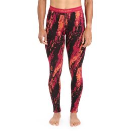 Icebreaker Merino 250 Vertex Leggings Sedimentary - Frau - Cherry/flash - Größe S