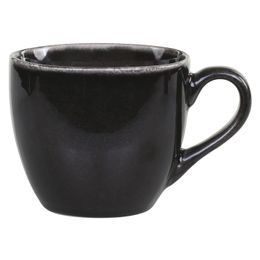 Chic Antique Calais Becher mit Griff, H9/Ø10 cm, schwarz