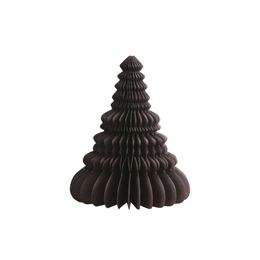 Chic Antique Weihnachtsbaumaufsteller aus Papier, H26/D31 cm, chocolate