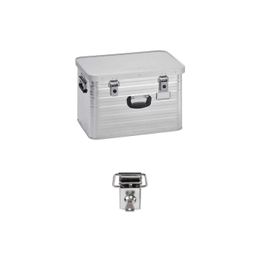 Enders® Aufbewahrungsbox Alubox 63 L+Schloss Set