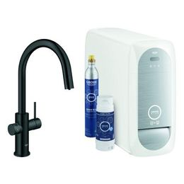 Grohe Blue Home Starter Kit ausziehbarer Auslauf Bluetooth/WIFI C-Auslauf, velvet black, 31541KS0 31541KS0