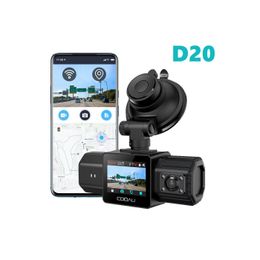 COOAU Dashcam Auto WiFi Vorne Autokamera mit GPS-Modul & Ultra Nachtsicht Dashcam (HD