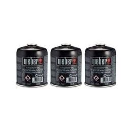 Weber Gas-Kartusche 3er-Pack 17669 f&uuml;r Q 100/1000 und GO-ANYWHERE 3x 445g