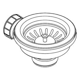 Grohe Stopfen 42589 f&uuml;r K&uuml;chensp&uuml;len warm sunset geb&uuml;rstet, 42589DL1 42589DL1