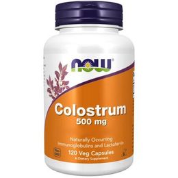 Now Foods, Colostrum 500 mg Antibiotika-frei, 120 Kapseln [331,67 EUR pro kg]