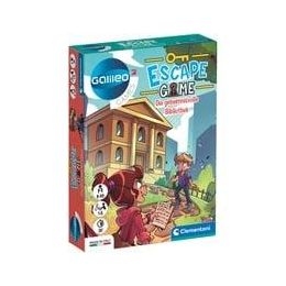 Clementoni Escape Game - Die geheimnisvolle Bibliothek, Partyspiel Spieleranzahl: 1 - 6 Spieler Spieldauer: 30 Minuten Altersangabe: ab 8 Jahren Serie: Escape Game