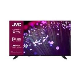 JVC LT-43VU3455, LED-Fernseher 108 cm (43 Zoll), schwarz, UltraHD/4K, Tripple Tuner, Smart TV, TiVo Betriebssystem Sichtbares Bild: 108 cm (43") Auflösung: 3840 x 2160 Pixel Format: 16:9