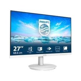 Philips 271V8AW/00, LED-Monitor 68.6 cm (27 Zoll), weiß, FullHD, IPS, Adaptive-Sync, HDMI, Lautsprecher Sichtbares Bild: 68,6 cm (27 Zoll) Auflösung: 1920 x 1080 Pixel Reaktionszeit: 4 ms (GtG) Format: 16:9