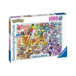 Ravensburger Puzzle Challenge Pokémon Teile: 1000 Größe: 70 x 50 cm Altersangabe: ab 14 Jahren