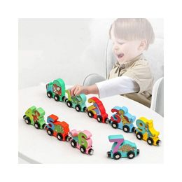 Fivejoy Spielzeug-Eisenbahn Dinosaurier-Zug-Set