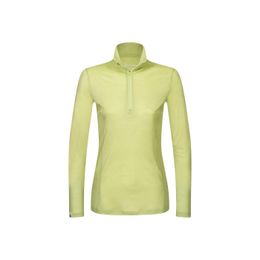 Kaipara - Merino Sportswear Funktionsshirt Merino Zip-Neck Damen Slimfit 200 (1-tlg) aus reiner Merinowolle Made in Germany