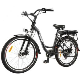 Myatu E-Bike Citybike, 26 Zoll Elektrofahrrad mit 36V 12.5Ah Lithiumbatterie