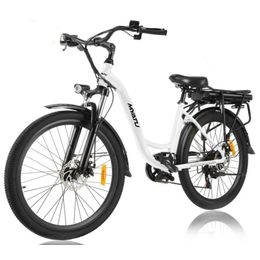 Myatu E-Bike Citybike, 26 Zoll Elektrofahrrad mit 36V 12.5Ah Lithiumbatterie