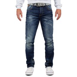 Cipo & Baxx Cipo & Baxx 5-Pocket-Jeans Hose BA-CD186A W36/L30 (1-tlg) mit lässiger Stonewashed Waschung