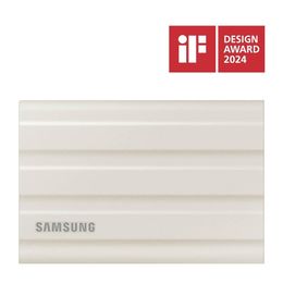 Samsung T7 Shield 2TB - Beige für PC/Mac