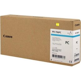 Canon Original PFI-706PC Druckerpatrone - cyan hell 700ml