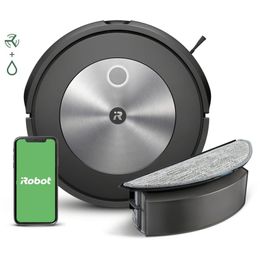 iRobot Roomba j5 Combo Saug-und Wischroboter, Schwarz