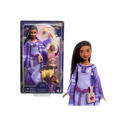 Mattel HPX25 - Disney - Wish - Spielset, Asha von Rosas inkl. Valentino und Zubehör