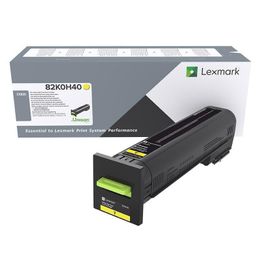 Lexmark Original Toner Standard Variante - CX820 gelb 17.000 Seiten (82K0H40)