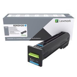 Lexmark Original Toner Standard Variante - CX820 cyan 17.000 Seiten (82K0H20)