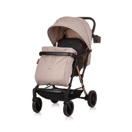 Chipolino Kinderwagen, Buggy Amber Getränkehalter Fußabdeckung faltbar bis 22 kg beige