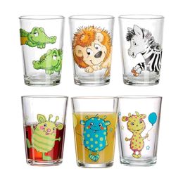 Ritzenhoff & Breker Ritzenhoff & Breker Kindergläser Happy Zoo Monsterchen 205 ml 6er Set