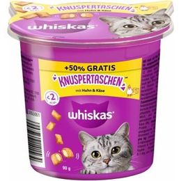 whiskas Knuspertasche 10x90 g (60 g + 50% gratis) Huhn und Käse