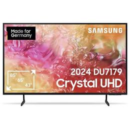 Samsung Crystal UHD 4K DU7179 LED-TV 214 cm 85 Zoll EEK F (A - G) CI+, DVB-C, DVB-S2, DVB-T2 HD, WLAN, UHD, Smart TV Schwarz