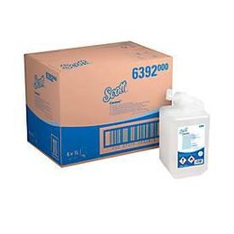 Kimberly-Clark Handdesinfektionsschaum Scott® CONTROL™, bakterizid/fungizid/levurozid, farblos, 6 x 1 l in Vorrats-Pumpflaschen