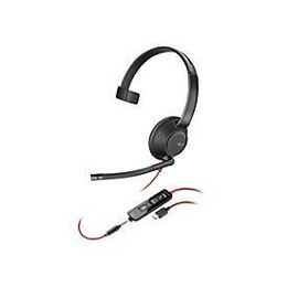 Poly Blackwire C5210 - Blackwire 5200 series - Headset - On-Ear - kabelgebunden - 3,5 mm Stecker, USB-C