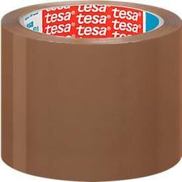 Tesa Verpackungsklebeband Tesapack® 4195, PP-Folie, L 66 m x B 75 mm, braun, 4 Rollen