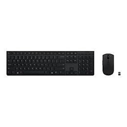 Lenovo Professional - Tastatur-und-Maus-Set - kabellos - 2.4 GHz - Deutsch - Brown Box