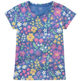 Yigga Mädchen T-Shirt mit bunten Blumen