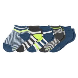 Topomini 5 Paar Baby Sneaker-Socken mit Streifen