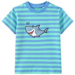 Topomini Baby T-Shirt mit Hai-Applikation
