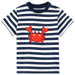Topomini Baby T-Shirt mit Wal-Applikation