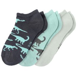 Topolino 3 Paar Jungen Sneaker-Socken mit Dinos