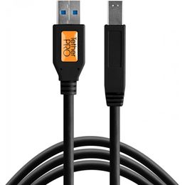 TETHER TOOLS SuperSpeed USB 3.0 Typ A an Typ B 4,6m schwarz