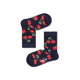 Happy Socks Socken "Cherry" in Schwarz - 24-26
