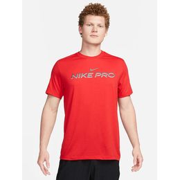 Nike Trainingsshirt in Rot - L